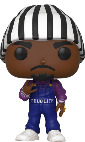 2pac Tupac Shakur In Thug Life Overalls Pop Vinyl Figure The