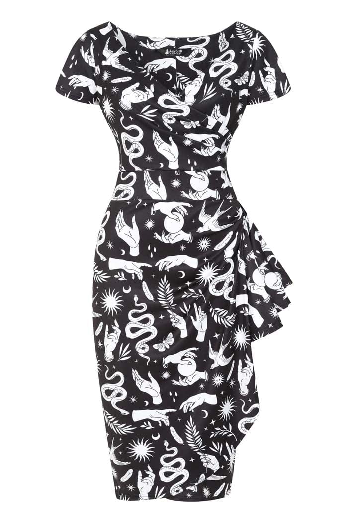 Elsie Dress | Celestial Tattoo – The Vintage Carousel