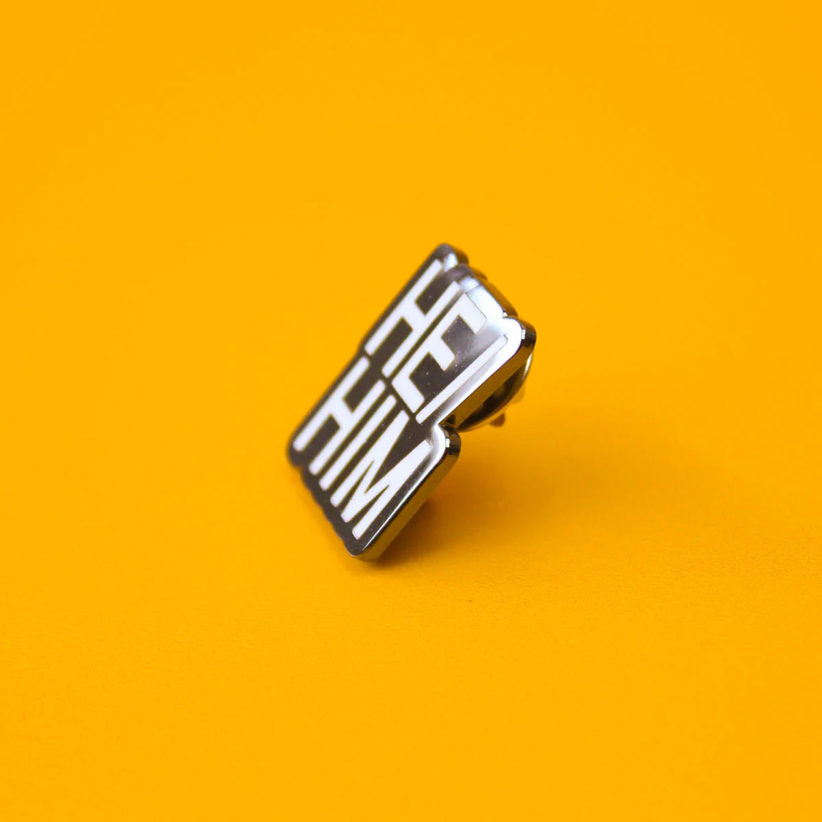 He / Him Enamel Pin – The Vintage Carousel